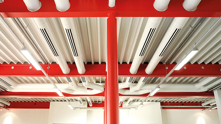 Lüftungssysteme, Kühldecken, Luftdurchlässe von EMCO | Kampmann